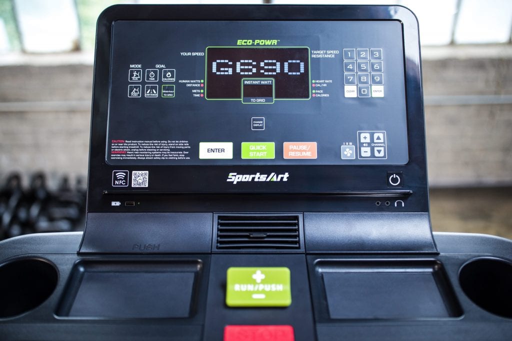 G690 Verde Treadmill - Energy Generating Cardio
