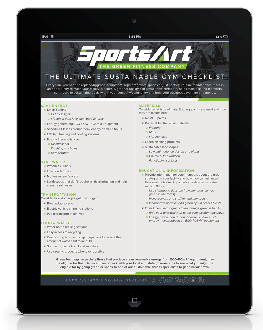Checklist-iPad-vertical-black - SportsArt